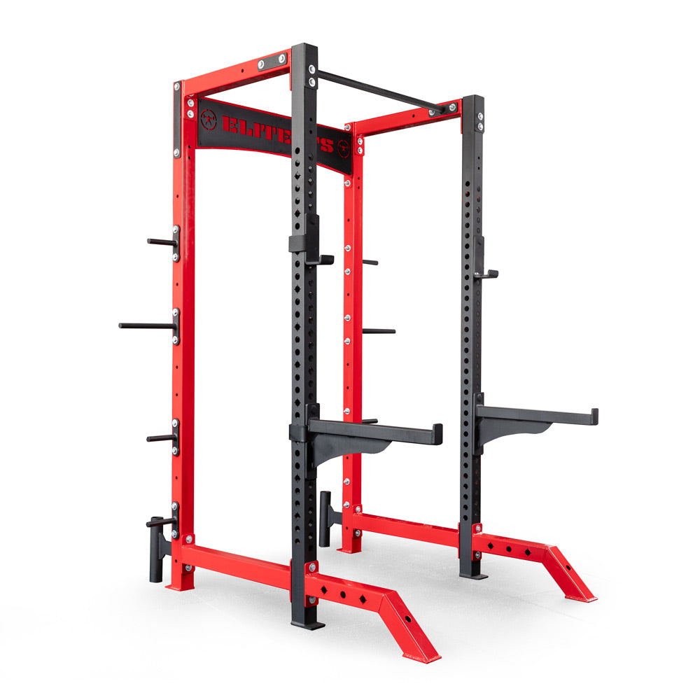 elitefts Force Power Rack – Compact 3x3 Rack with Spotter Arms ...