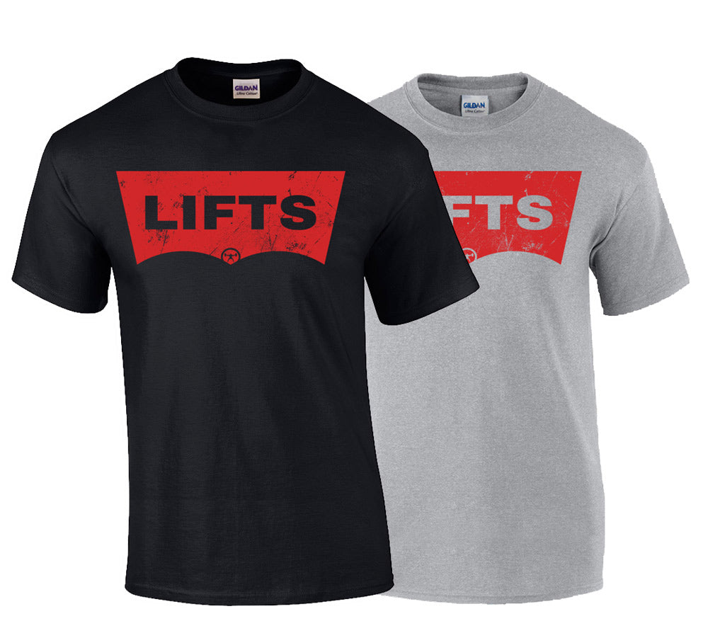 elitefts Red Lifts T-Shirt | Powerlifting Graphic Gym Tee – EliteFTS